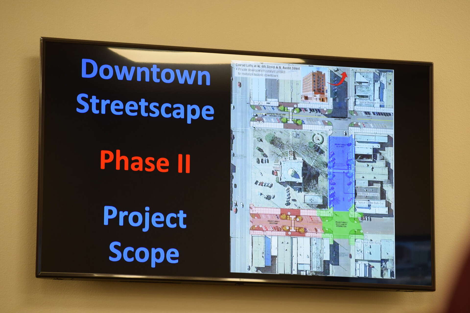 City of Plainview preparing to start Phase 2 of Downtown Streetscape