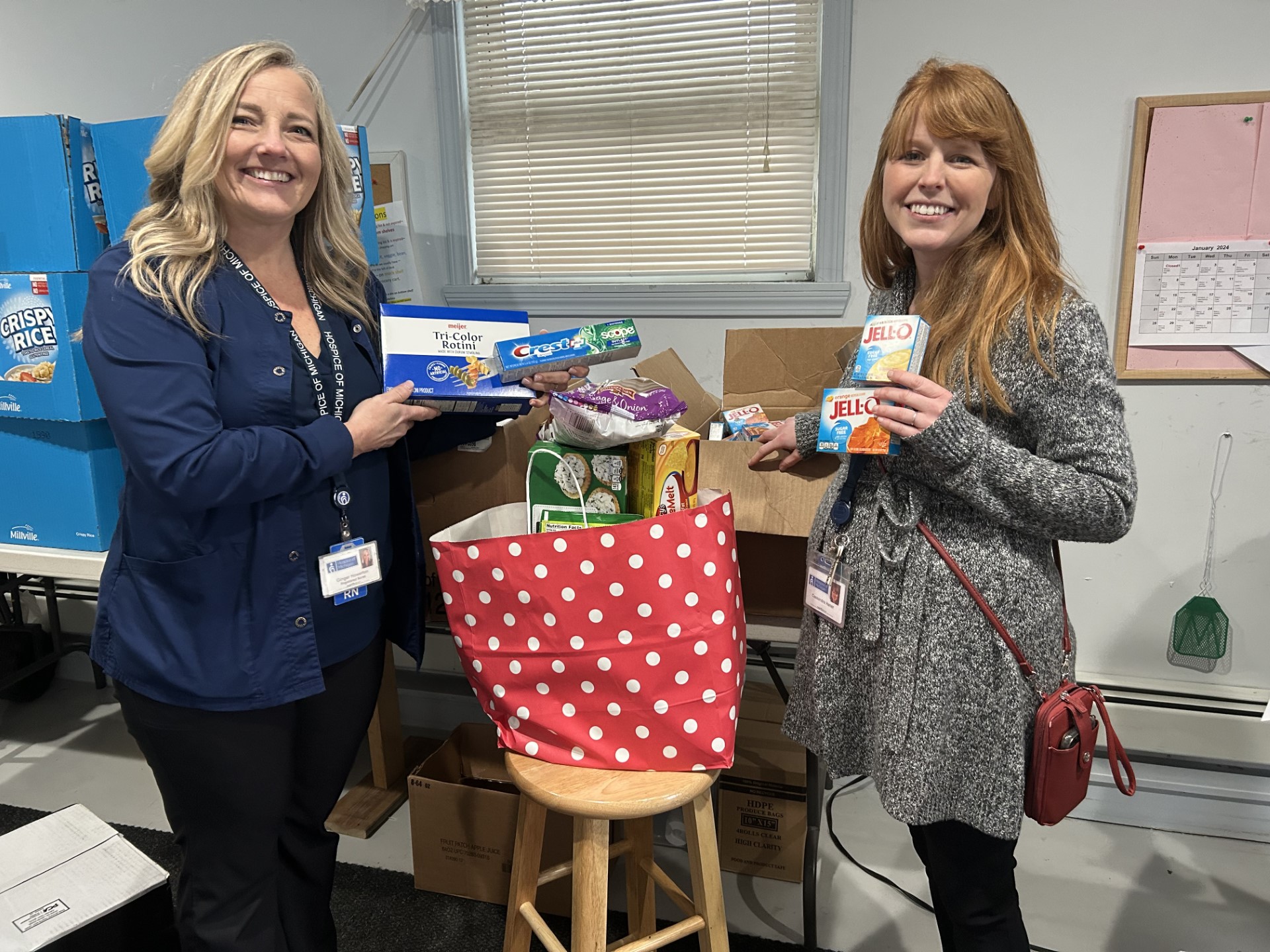 Hospice of Michigan donates Manna Pantry in Big Rapids
