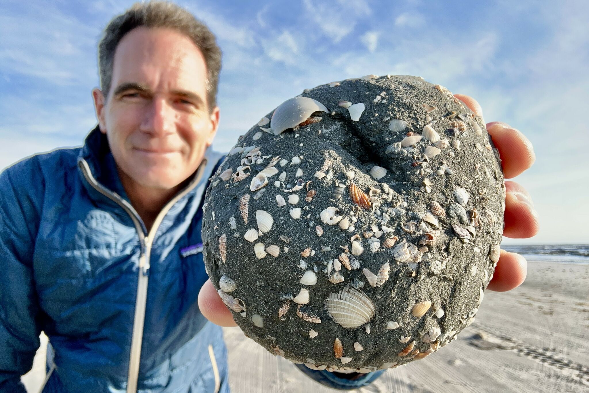 Strange shell-studded balls are appearing on Texas beaches