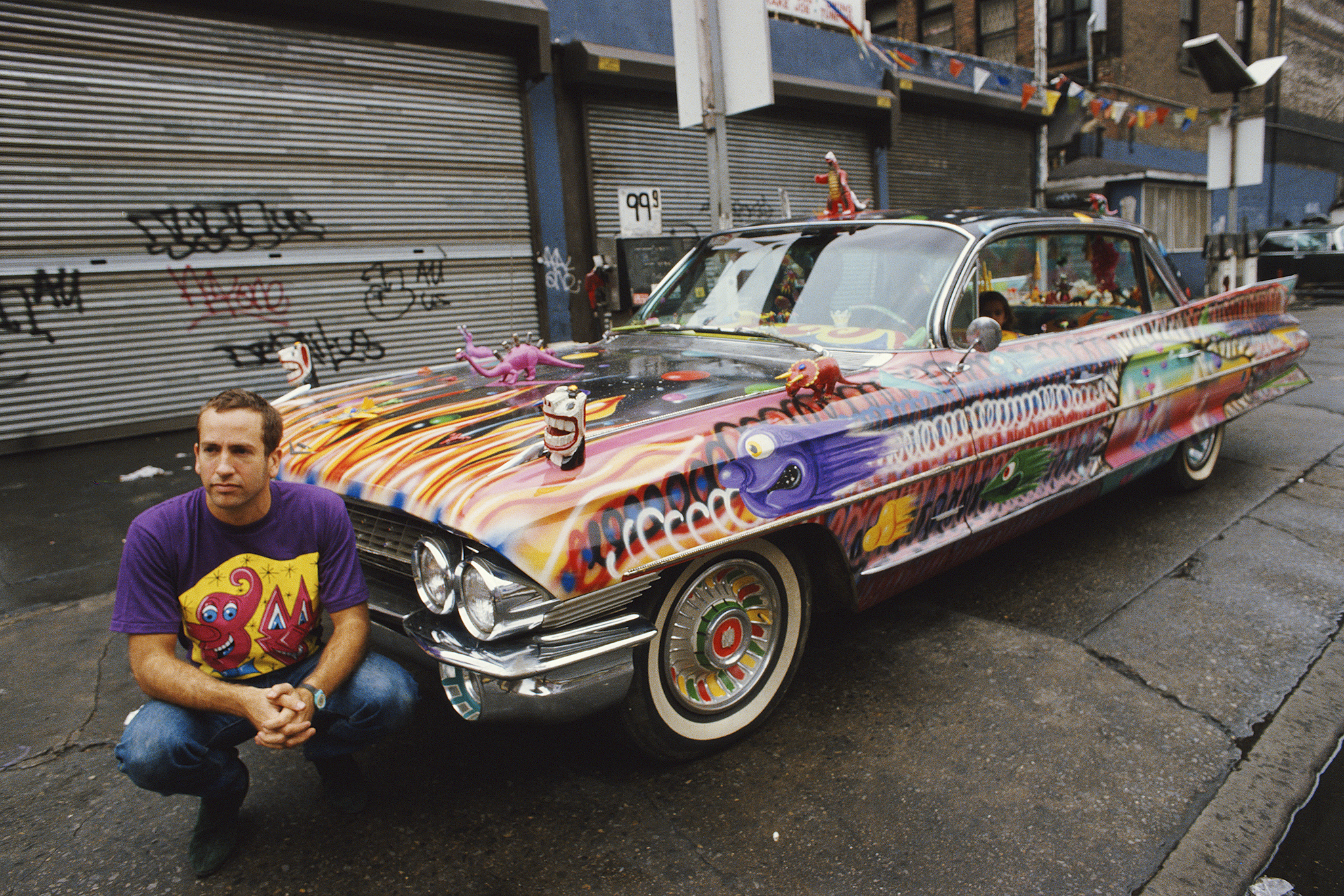 A famous artist's graffitied cars have become ubiquitous in LA