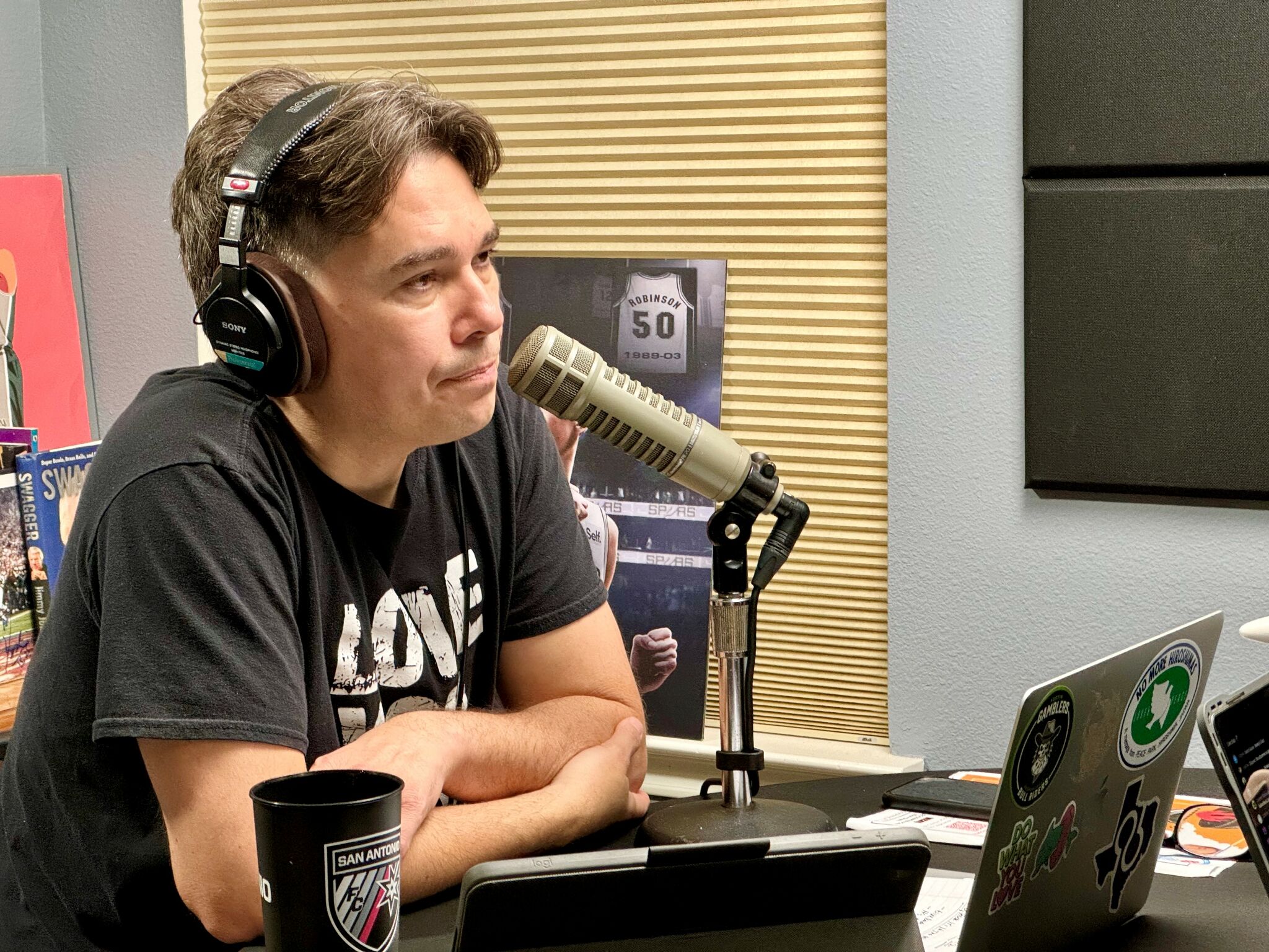 San Antonio radio jocks Mike Taylor and Rudy Jay test podcast waters