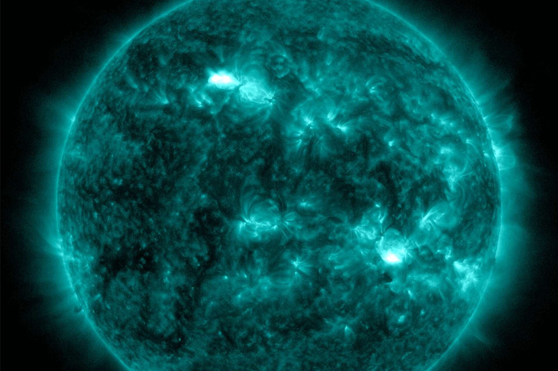 Rare ‘sympathetic solar flare’ erupts on Sun’s surface