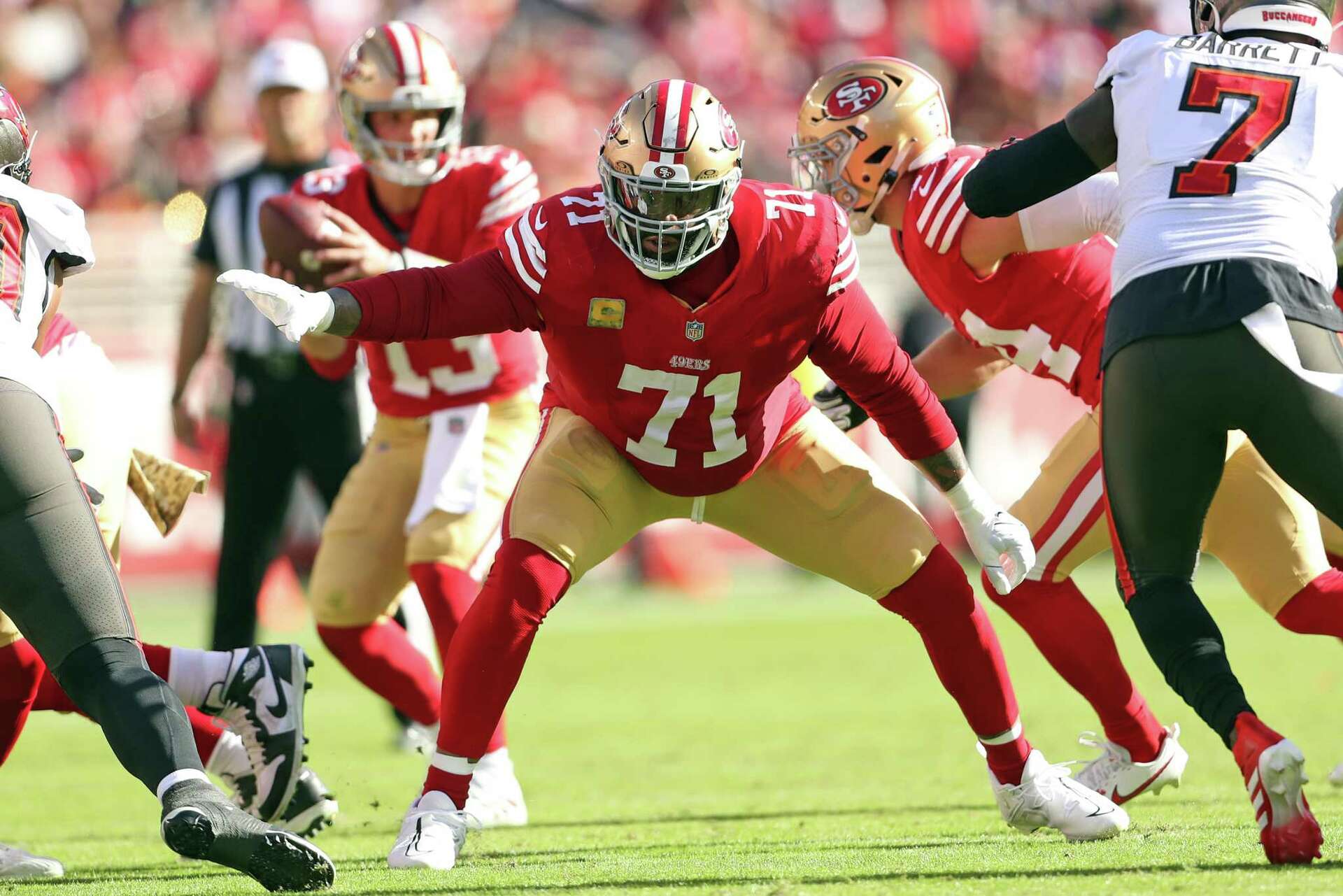 Why 49ers can thank Allen Iverson for Trent Williams, a dancing giant