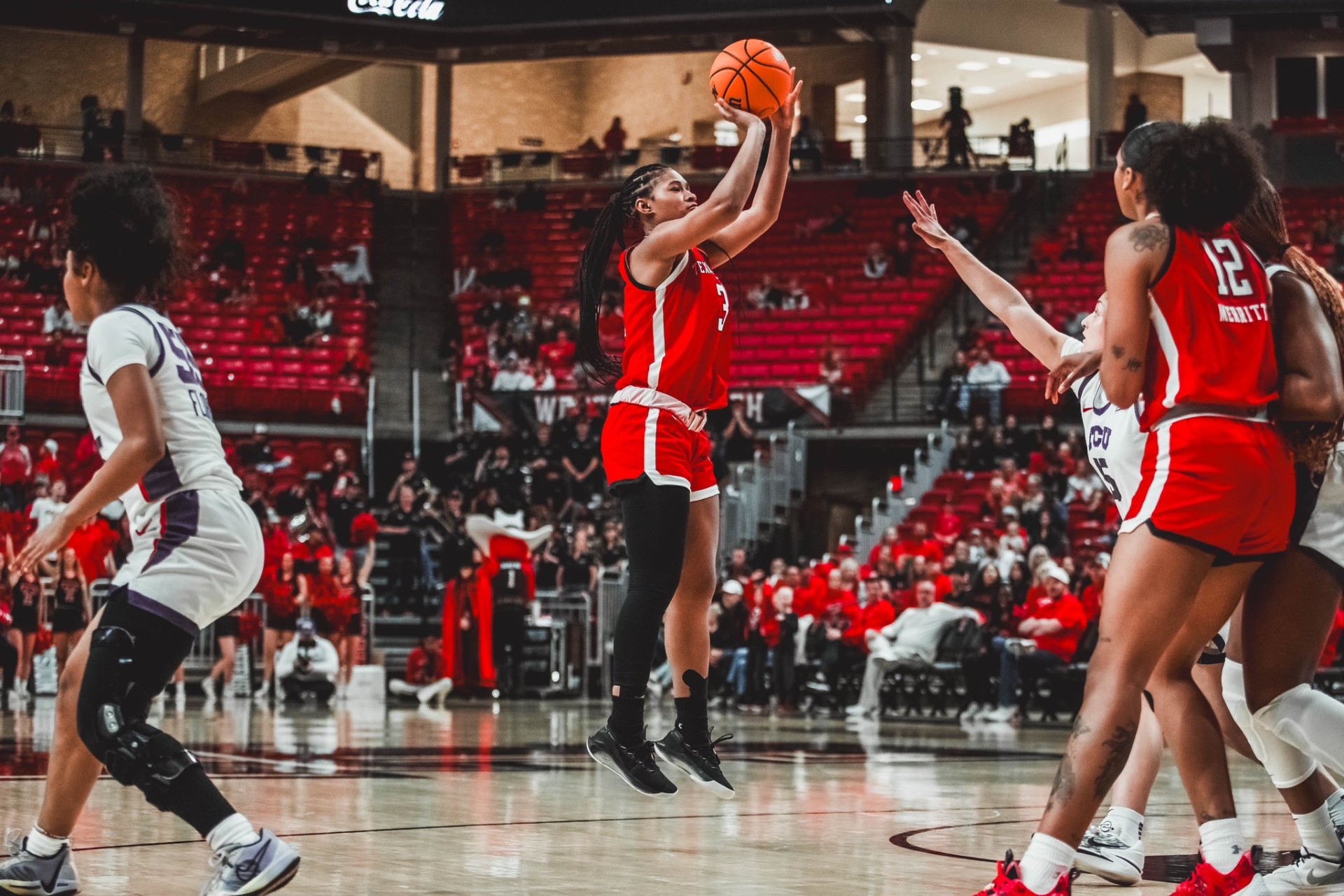 Lady Raiders share the wealth in Texas Tech's 71-65 win over TCU