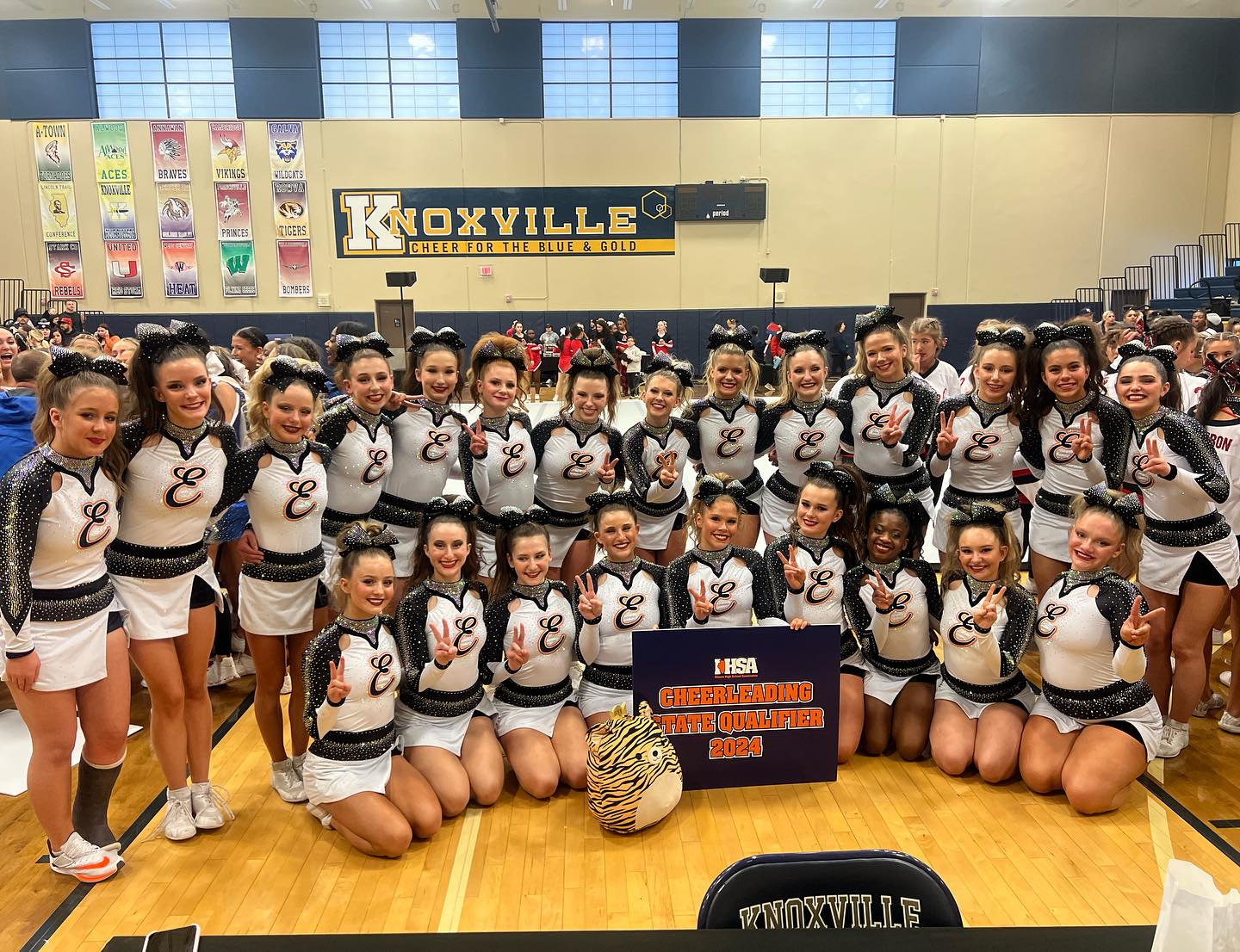 EHS cheer qualifies for state final with second-place finish