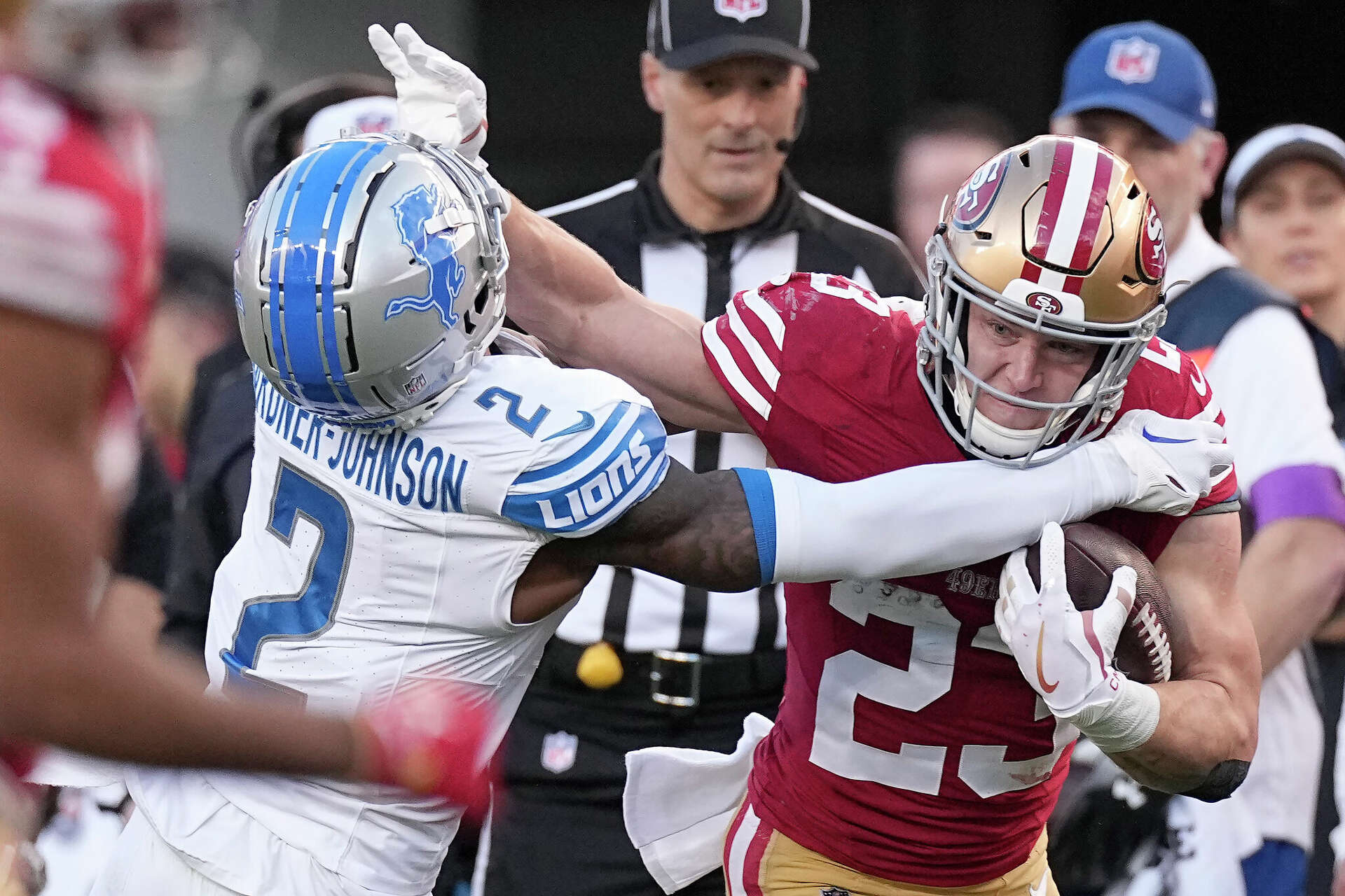 Lions player gets roasted for waving goodbye to 49ers way too early