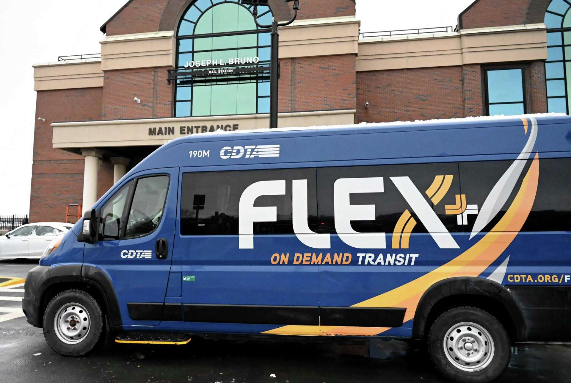 CDTA van bridges gap from Amtrak station to downtown Albany