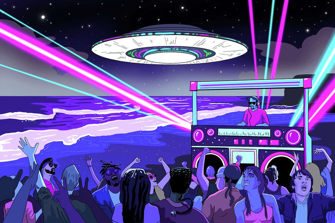 Bay Area ravers threw an illegal beach party. Then the UFO arrived.