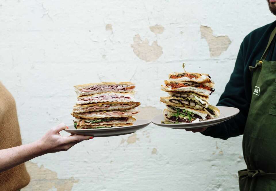 A16 La Pala opening in the SF Ferry Building with pizza and paninis