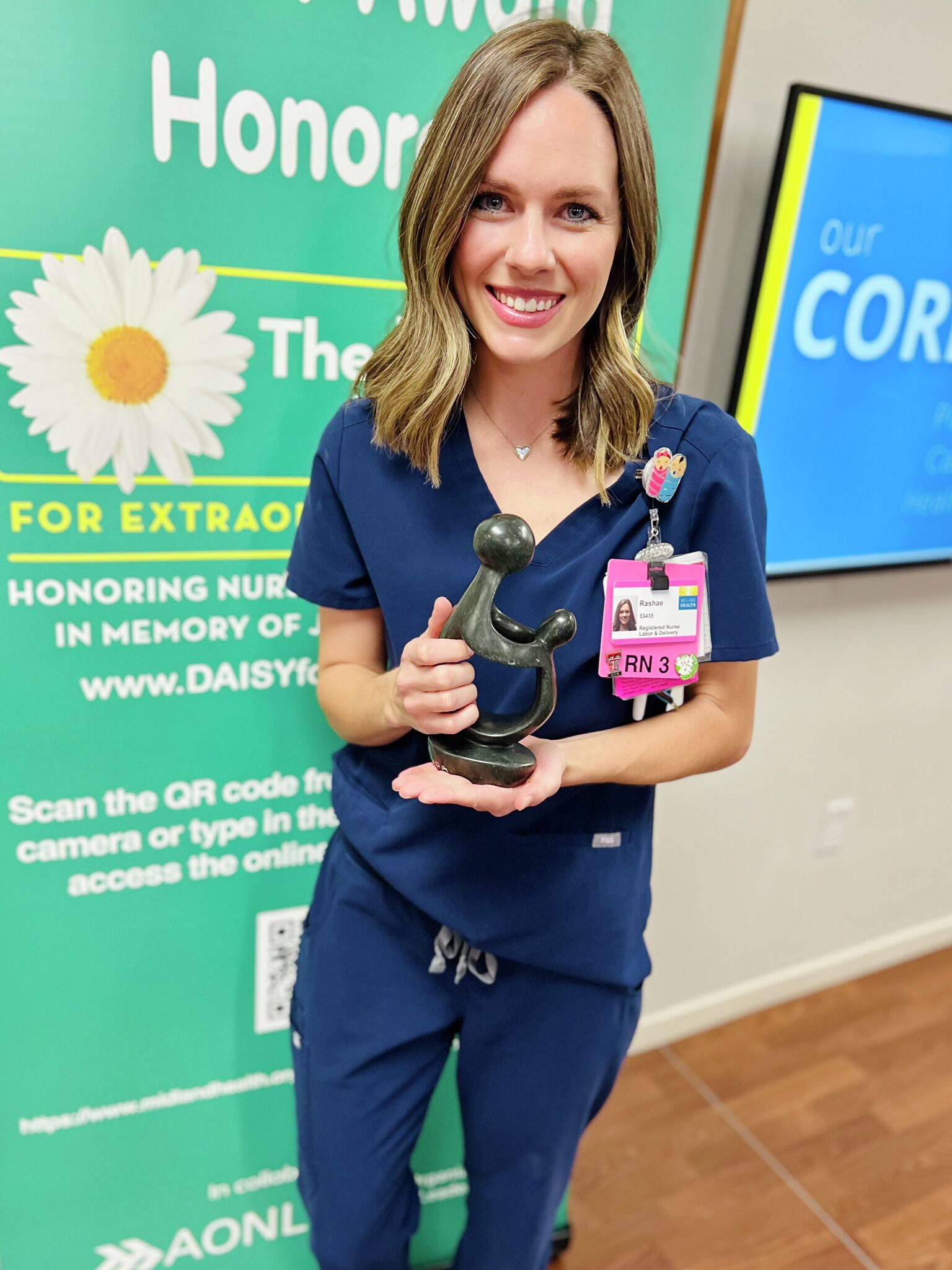 A Caring Heart, Rashae Layton earns Daisy Award from MMH