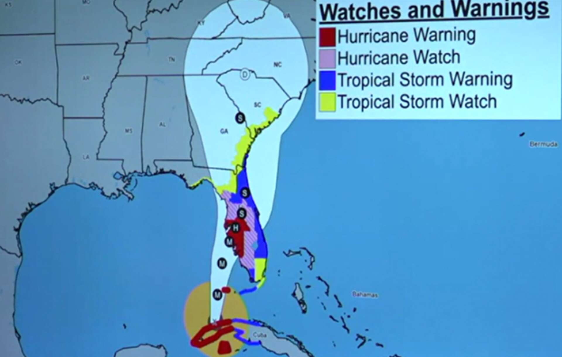 Maps of projected hurricane paths will look different. Here's why