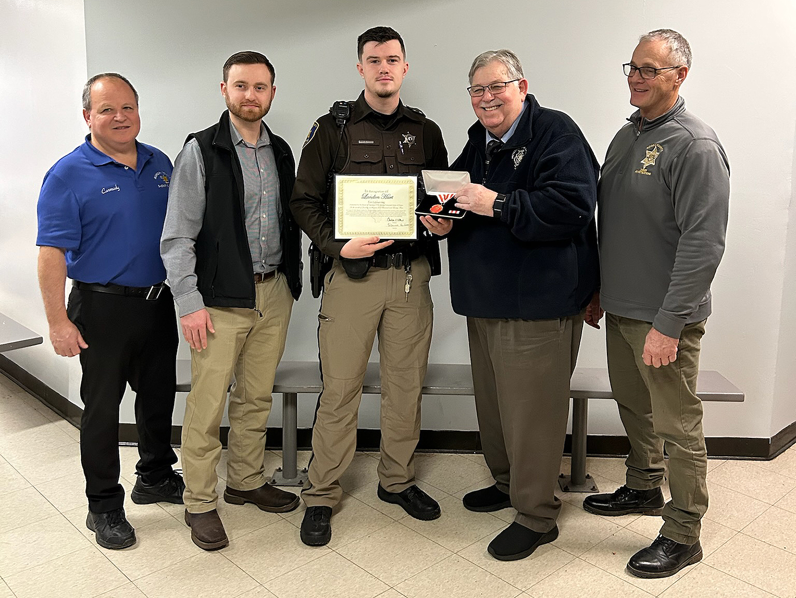 Morgan deputy honored for saving life of accident victim