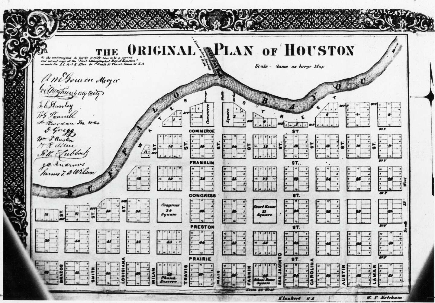 Was Houston built on a swamp?