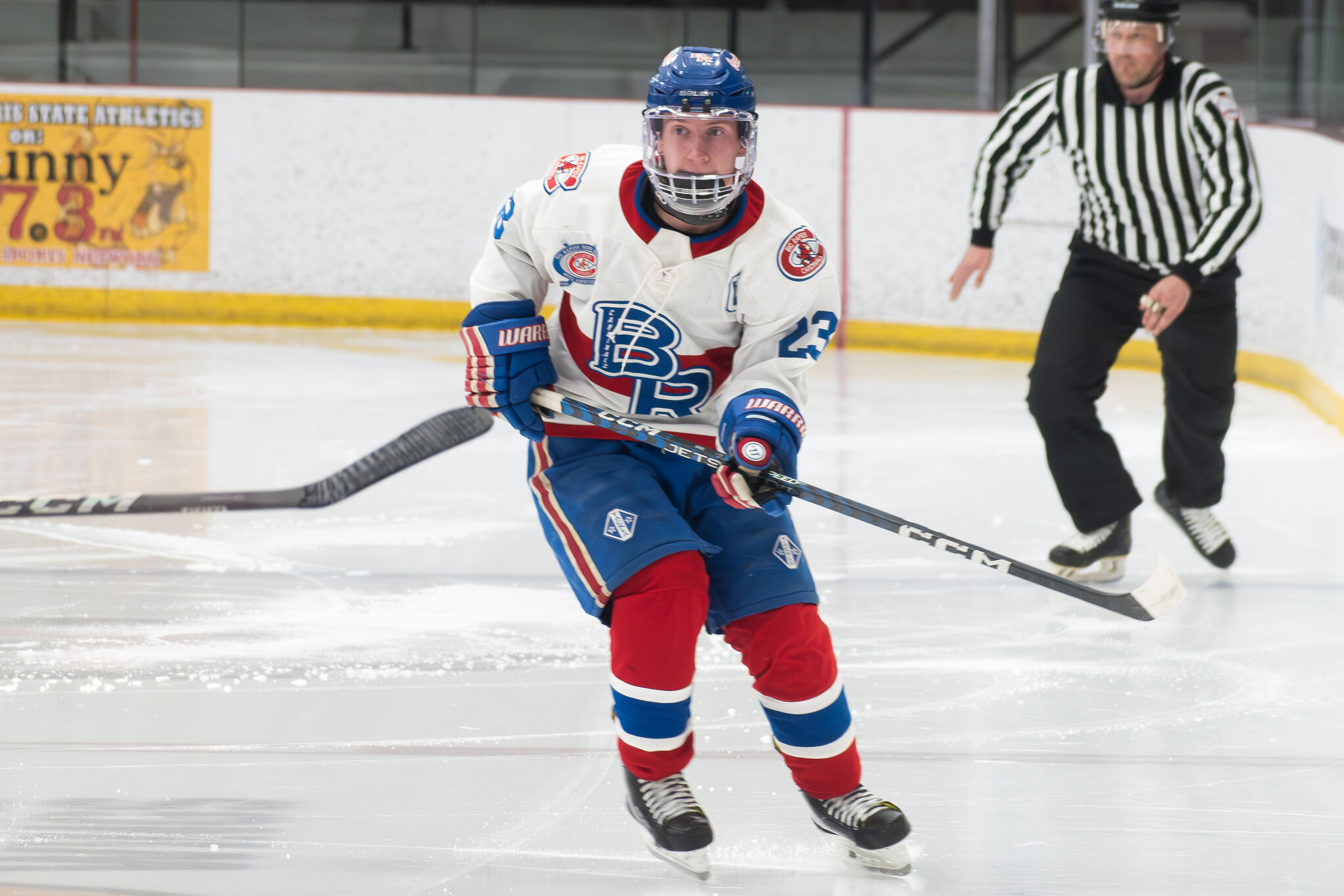 Big Rapids hockey earns comeback win over Traverse City Central