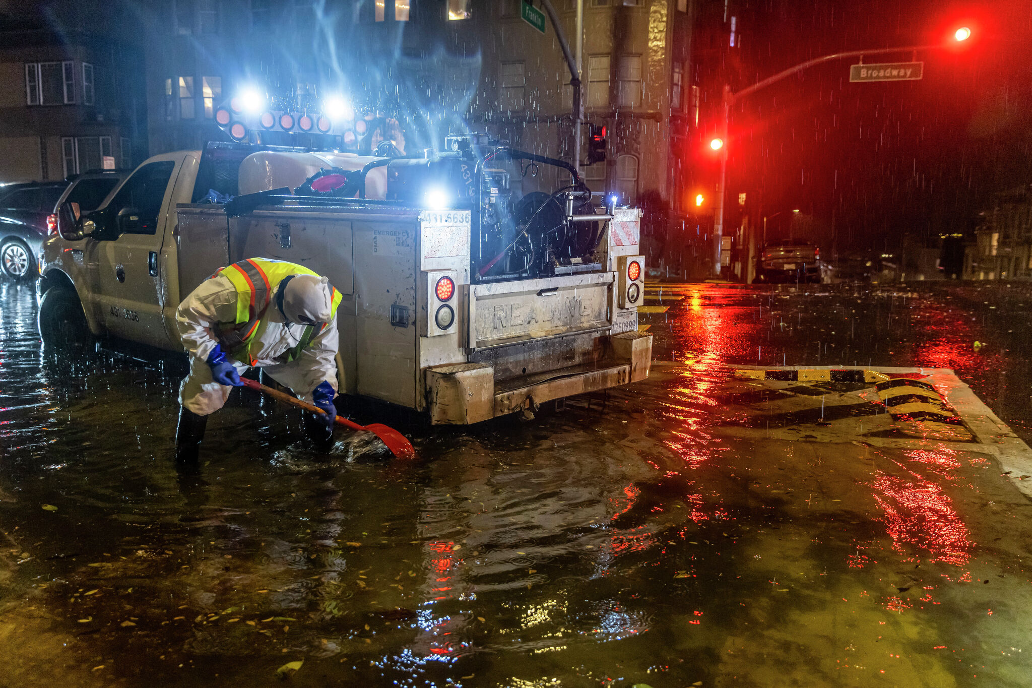 San Francisco streets flood amid intense rain