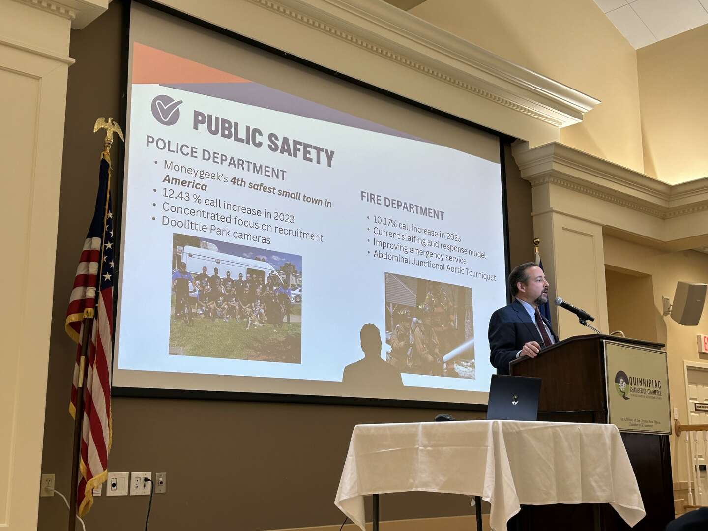 Wallingford Mayor Vincent Cervoni delivers state of town address