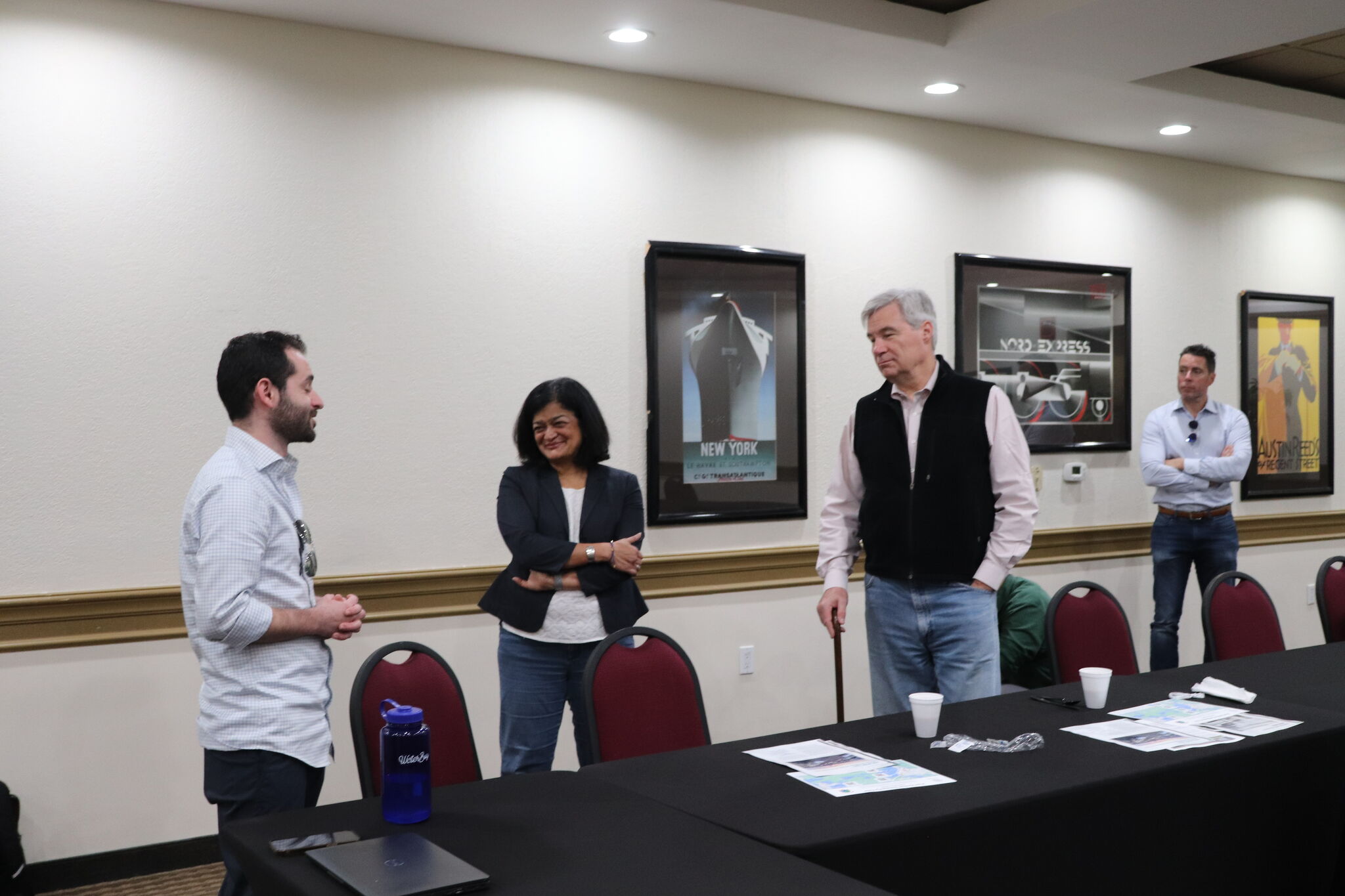 Congress members Jayapal, Whitehouse visit Port Arthur