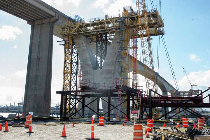 Ship Channel Bridge on tollway nears milestone for work