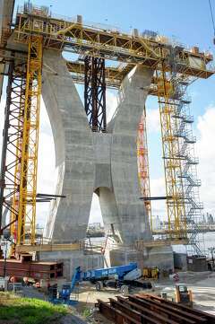 Ship Channel Bridge on tollway nears milestone for work