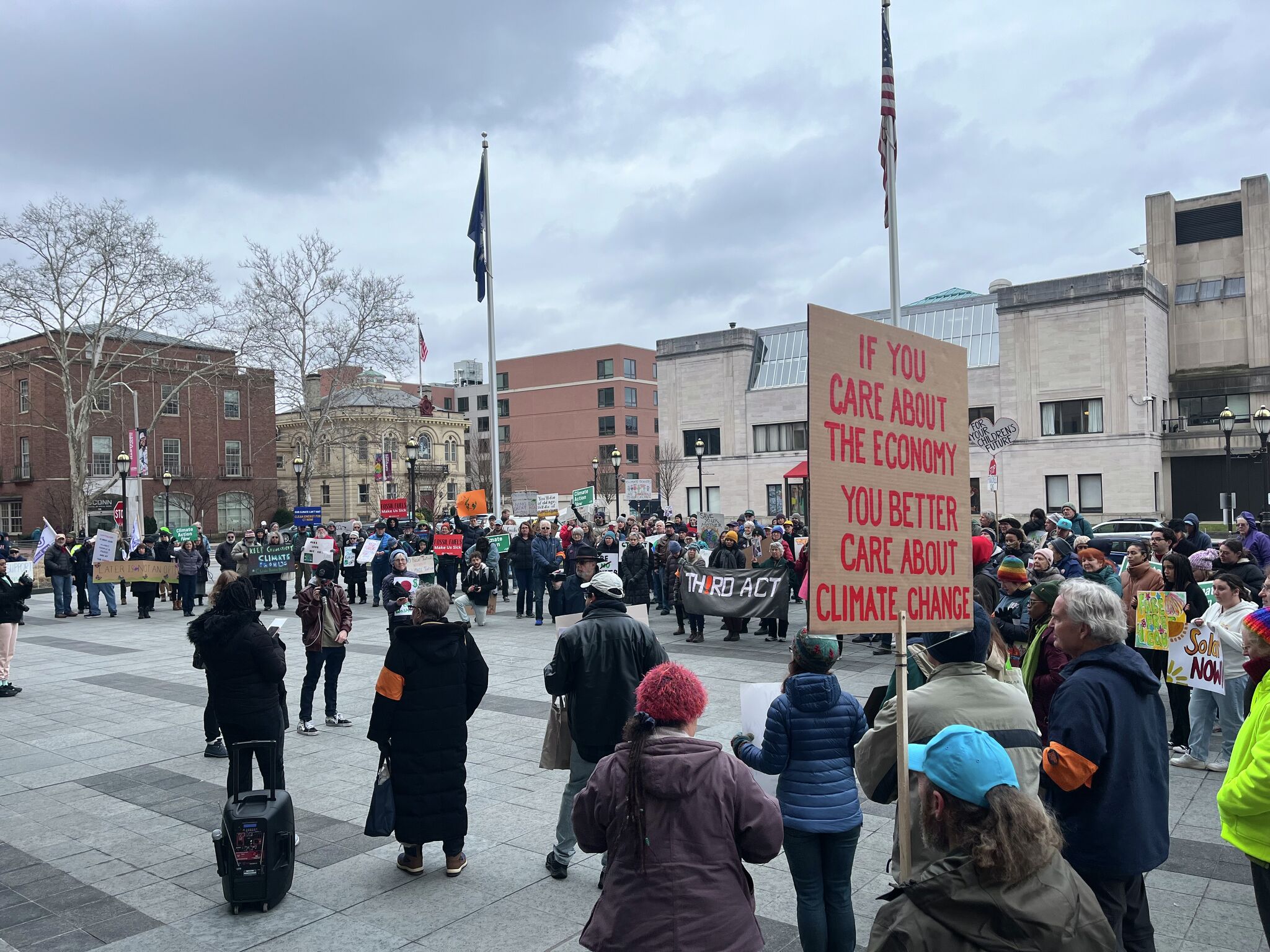 CT climate activists march for action: 'An enormously huge issue'