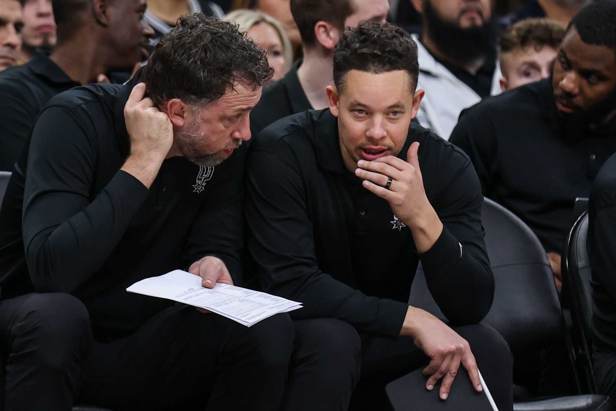 Acting coach Mitch Johnson has San Antonio Spurs' ears