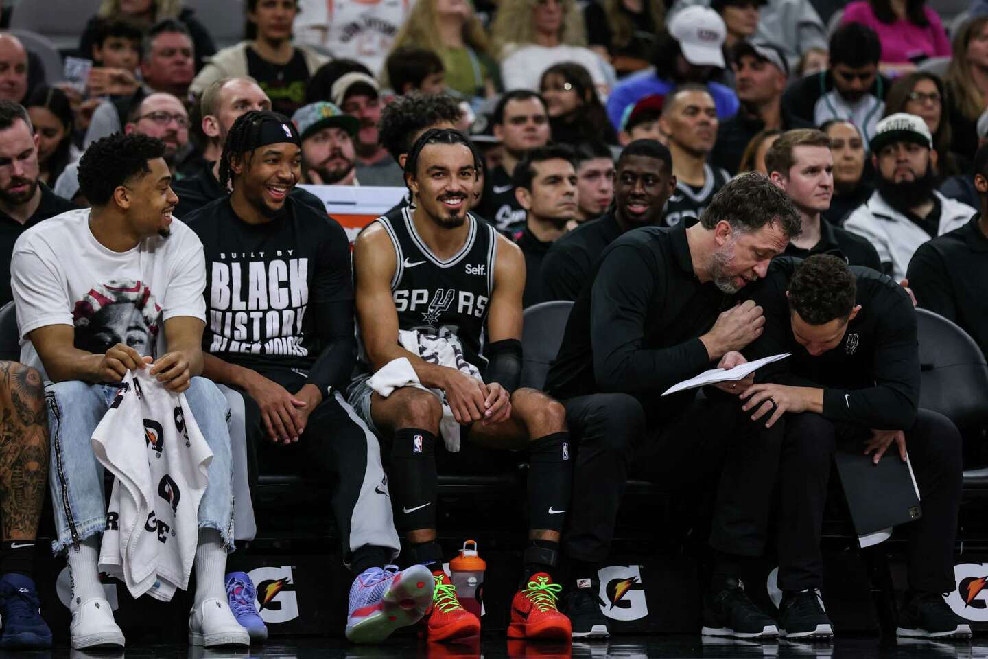 Acting coach Mitch Johnson has San Antonio Spurs' ears