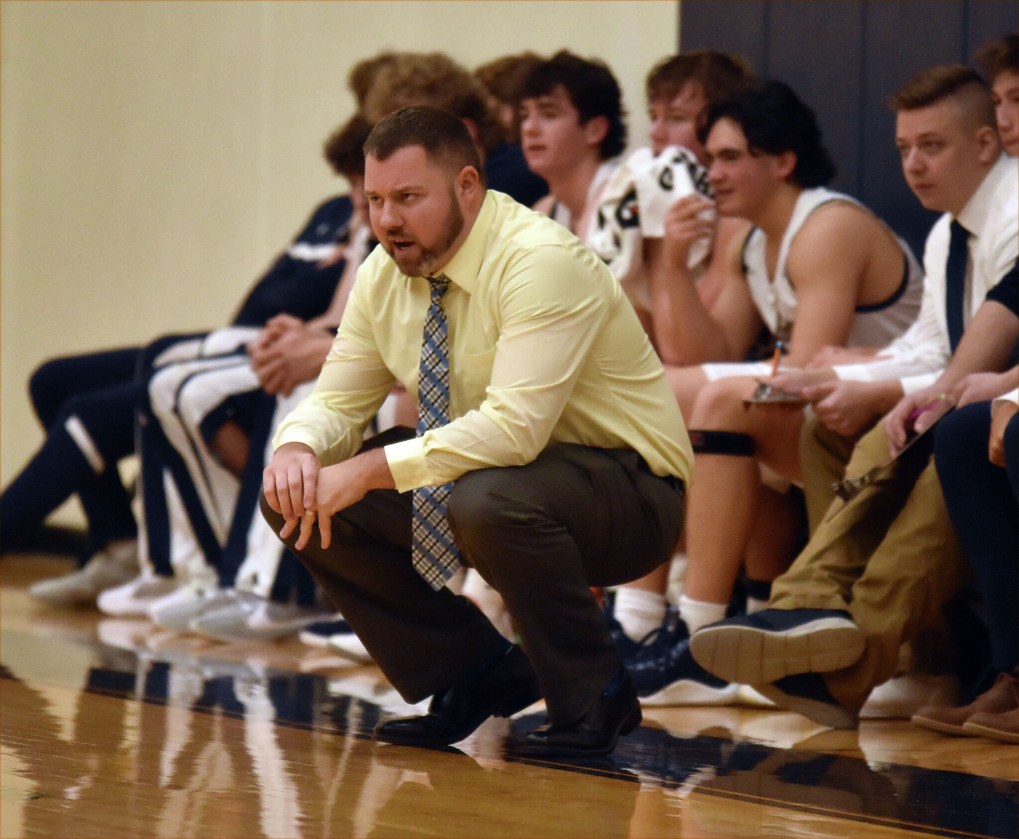 Father McGivney boys fall in home opener to New Athens