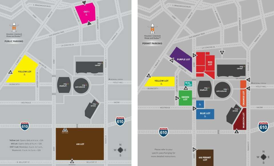2024 Houston rodeo: Parking map, where to park near NRG Stadium
