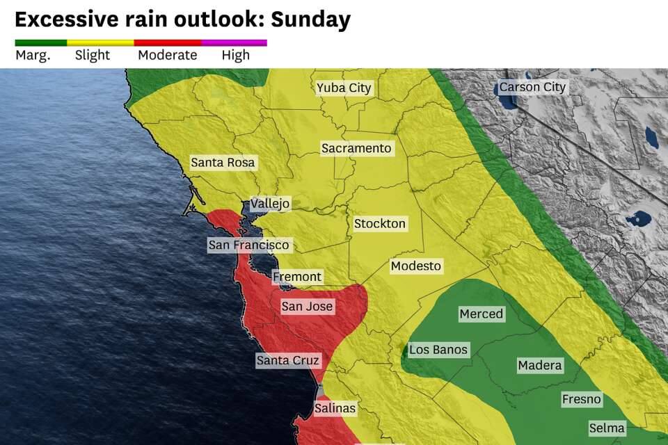 Rare storm is moving through Bay Area. Here’s a timeline of impacts