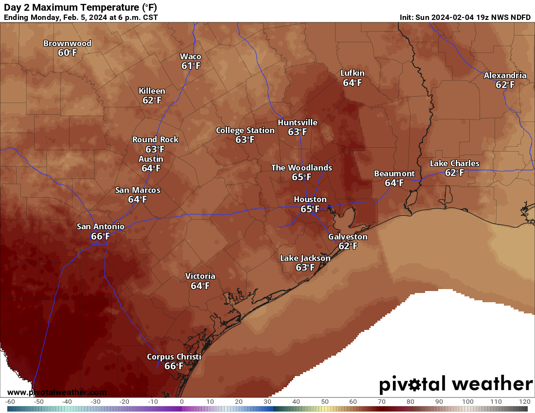 Spring warmth ahead for Houston. Could spring showers follow?