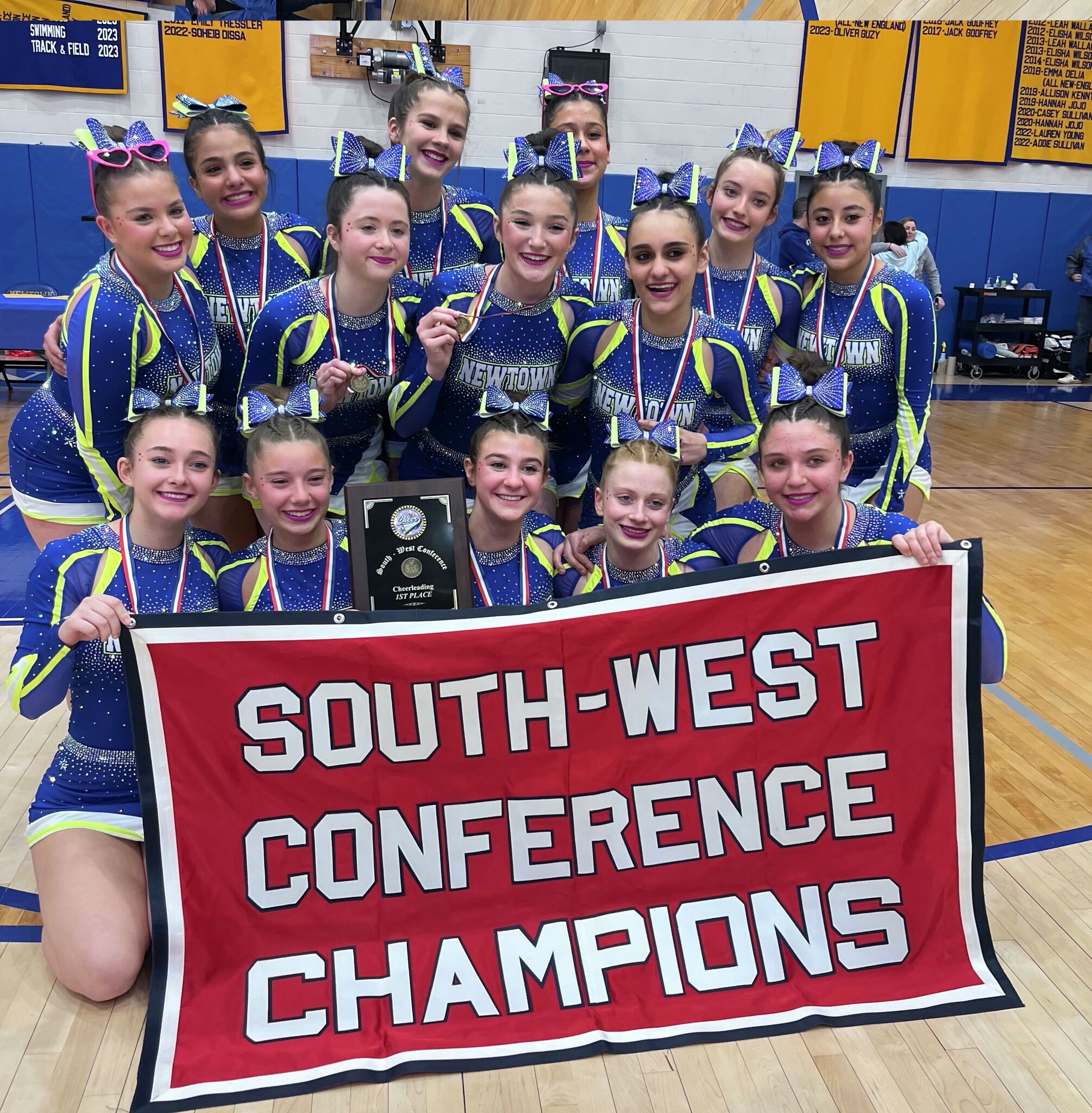 Newtown High School wins 2024 SWC cheerleading championships