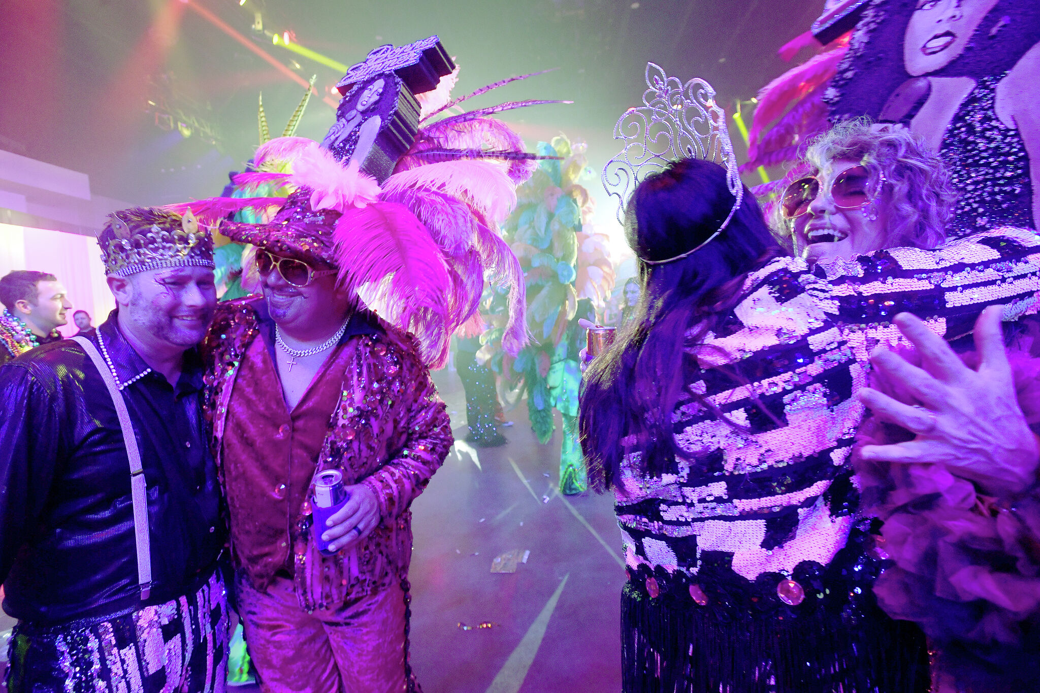 Krewe of Aurora embraces 70's disco craze for Mardi Gras ball