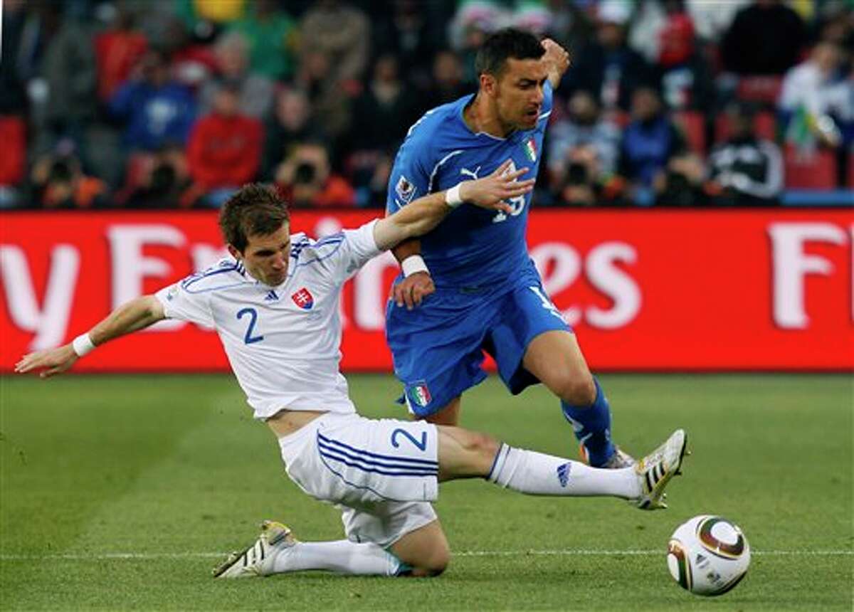 World Cup: Slovakia vs Italy