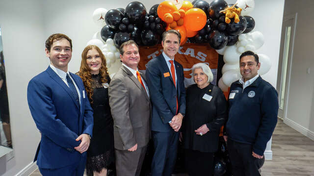 University of Texas Law School Dean Bobby Chesney visits Laredo alumni