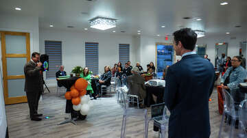 University of Texas Law School Dean Bobby Chesney visits Laredo alumni