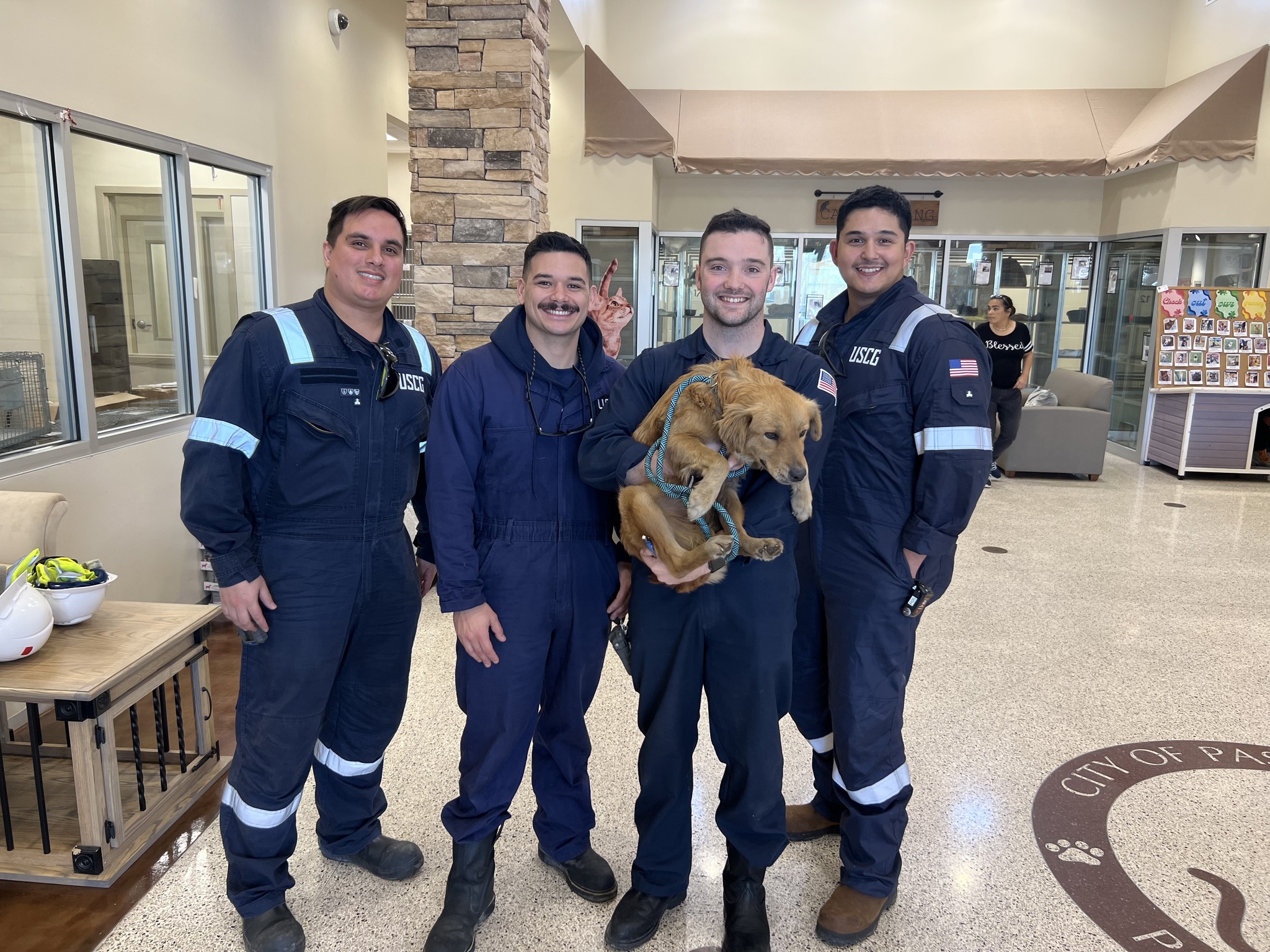 Coast Guard: Dog rescued from Port Houston shipping container