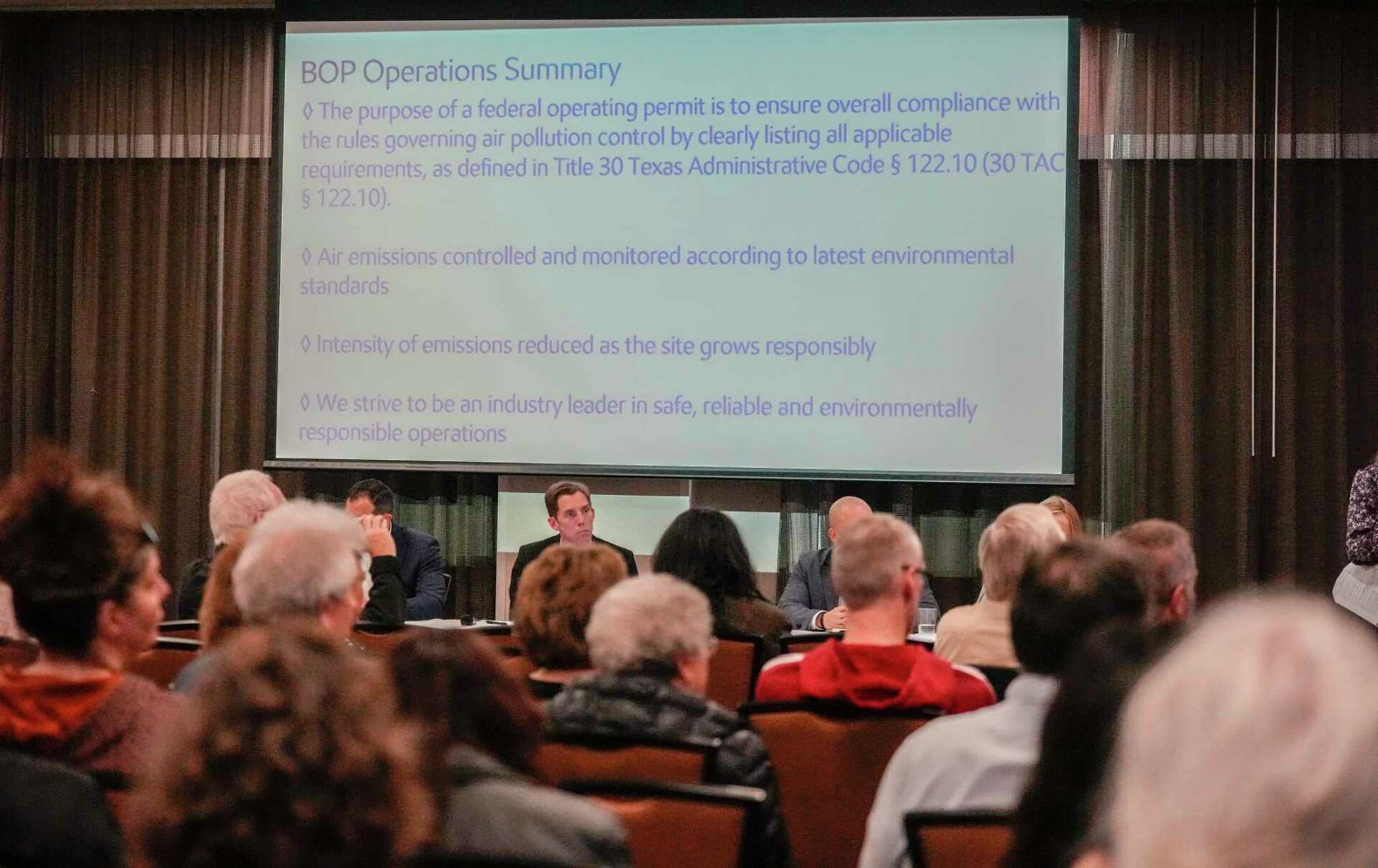 Exxon reps blasted for Baytown, Texas pollution at TCEQ hearing