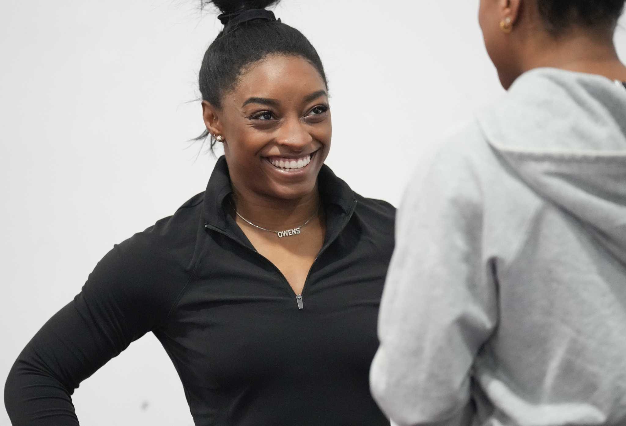 Simone Biles returns to action at Core Hydration Classic