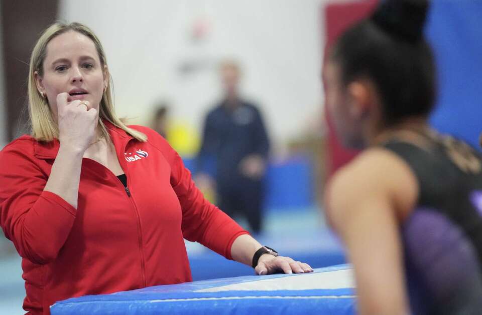Simone Biles' personal coach, Cecile Landi, is leaving her Houston gym