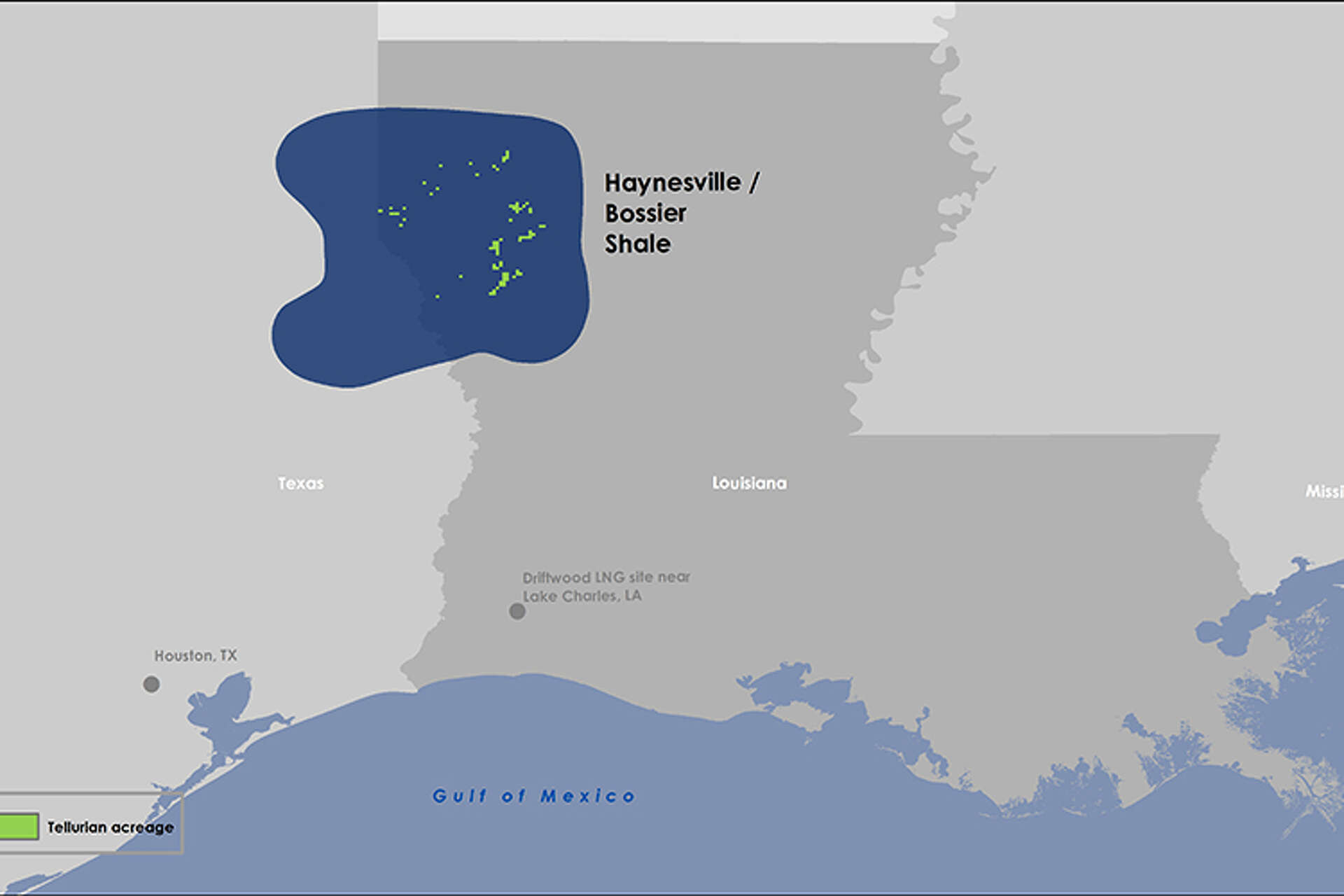 Tellurian considers sale of its Haynesville gas production assets