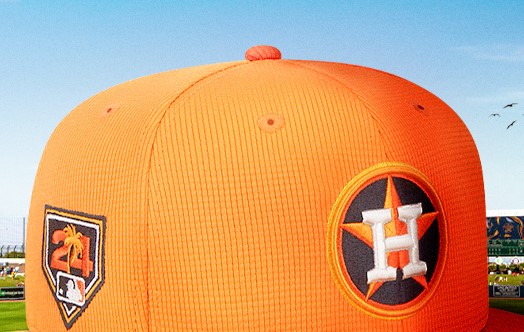 Houston Astros' new Spring Training hat doubles up on orange