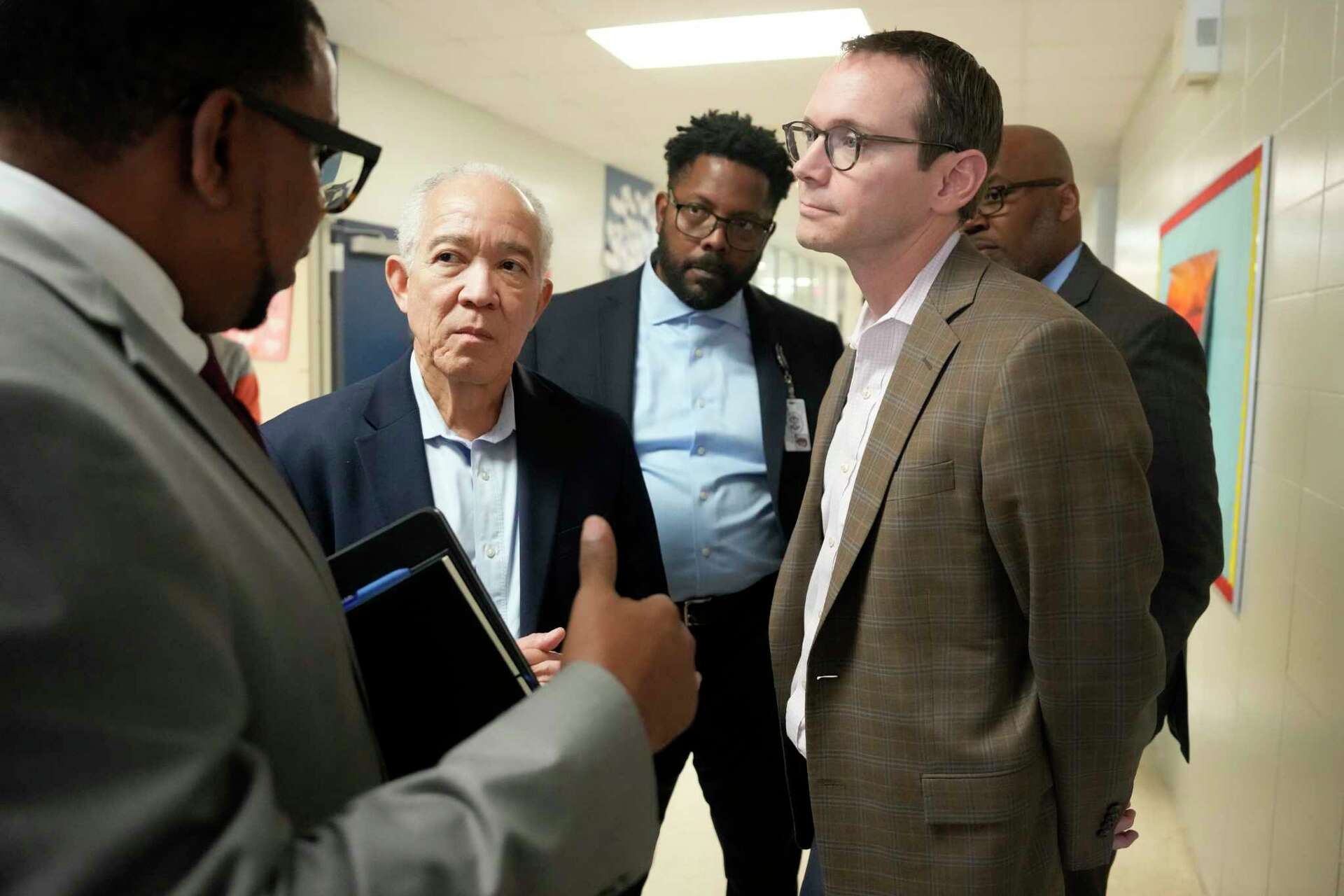 TEA commissioner Morath visits HISD. Here’s what he has to say.