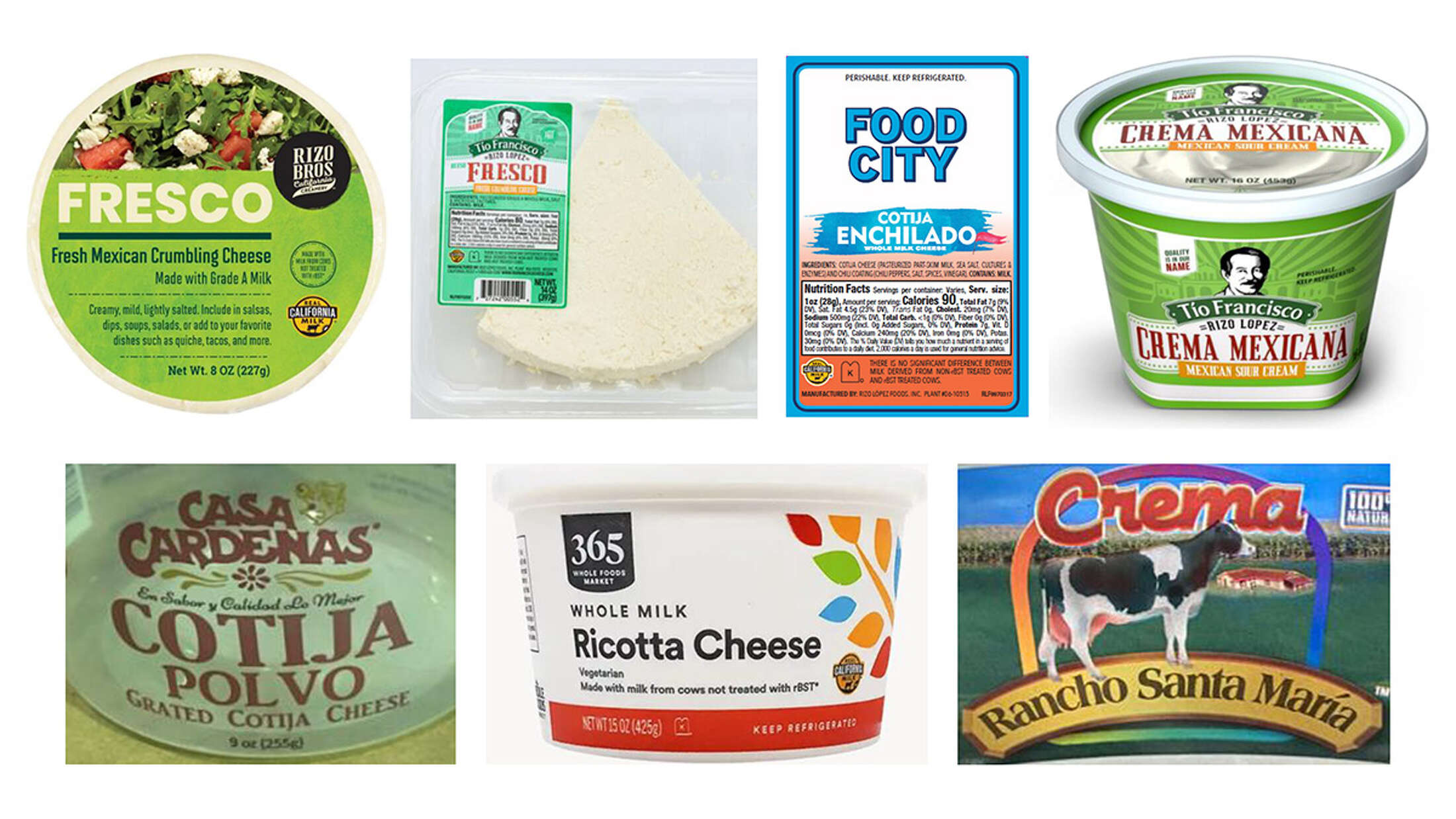 CDC: Rizo-Lopez Foods recalls cheese, dairy products