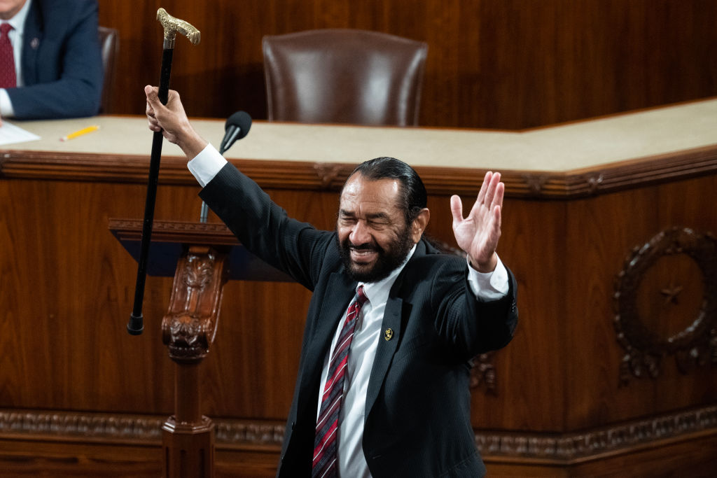 Houston Rep. Al Green leaves hospital to cast critical vote