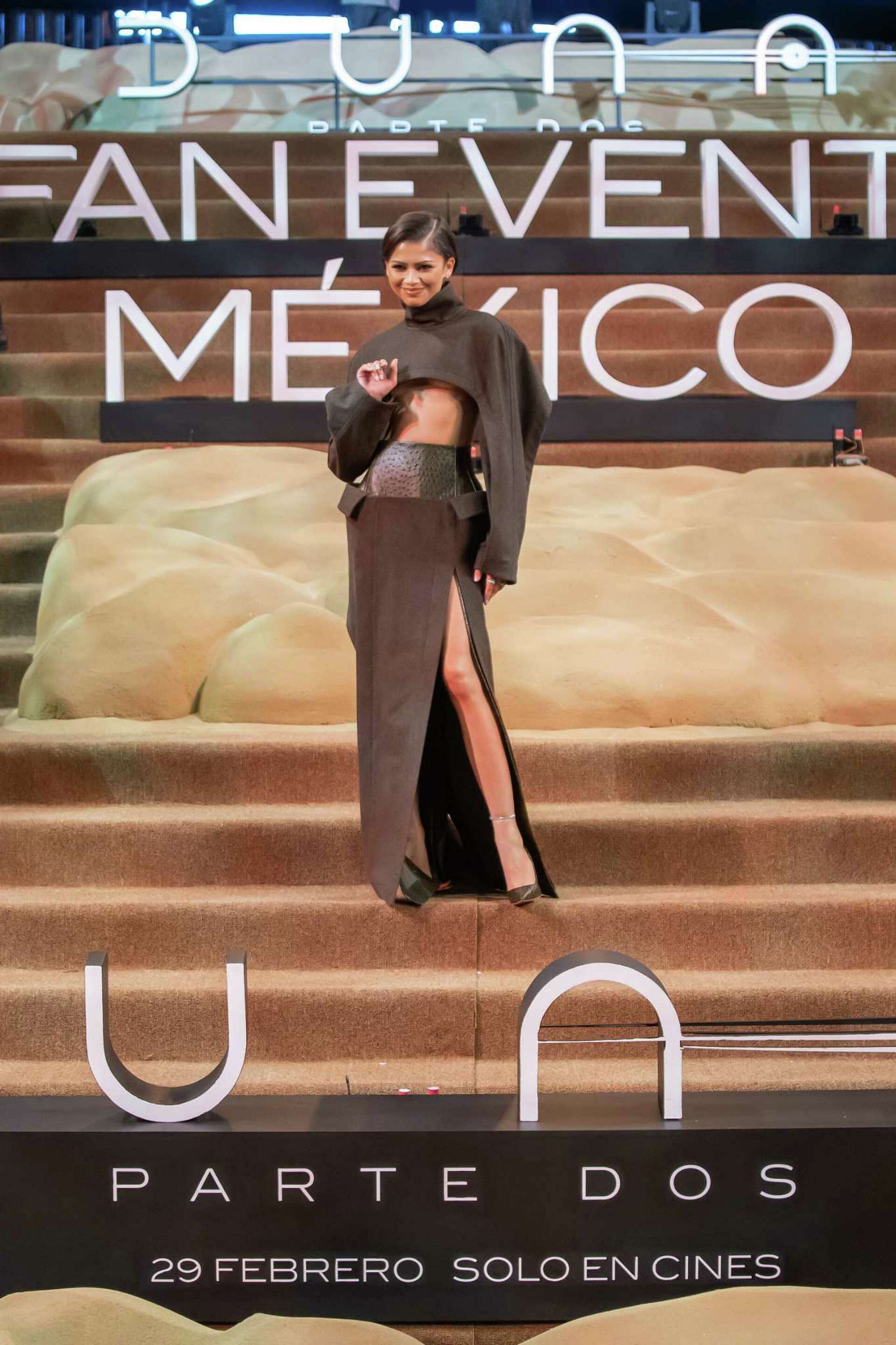 Zendaya rocks revealing designer dress at first ‘Dune Two’ red carpet