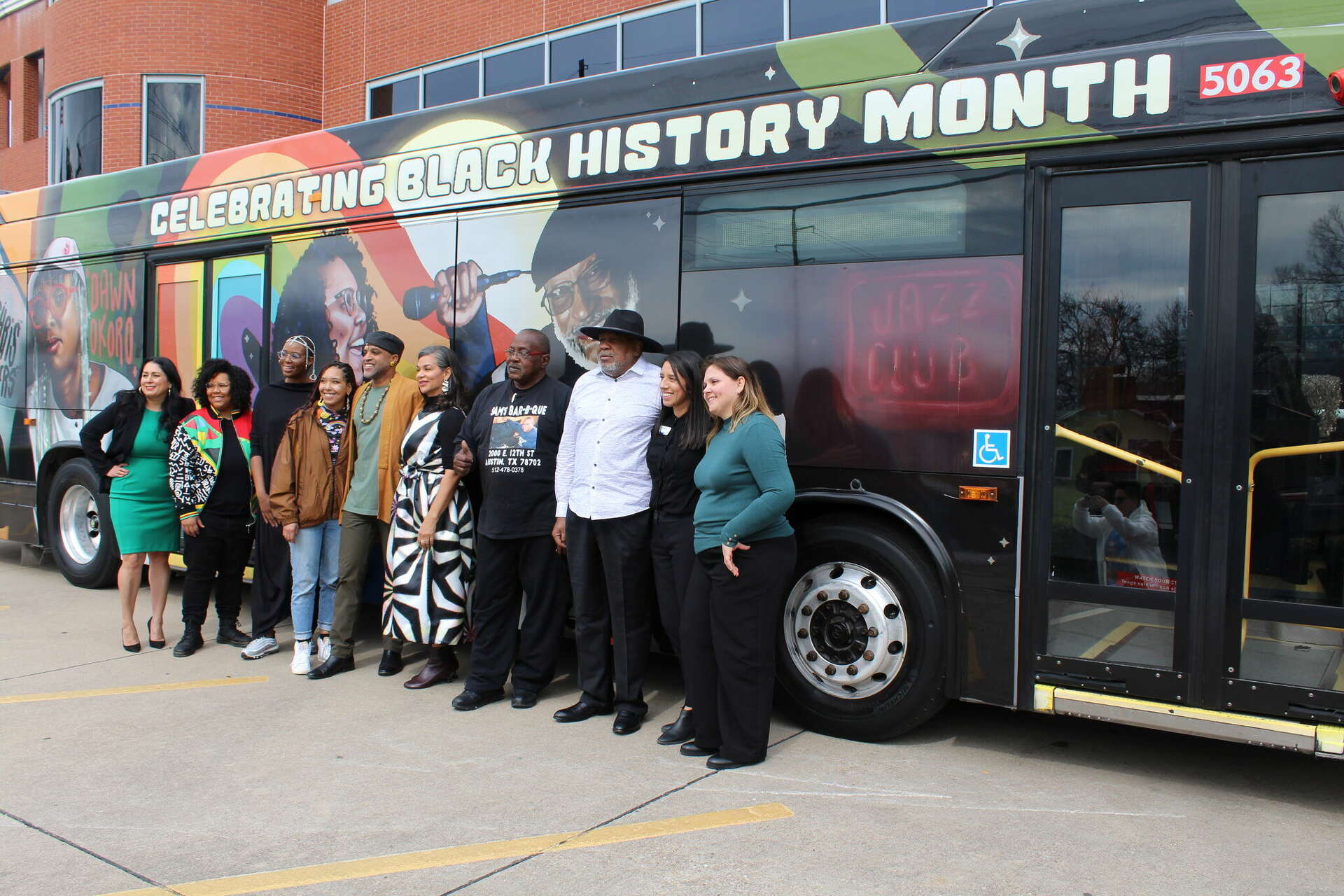 CapMetro bus mural highlights Austin Black community leaders