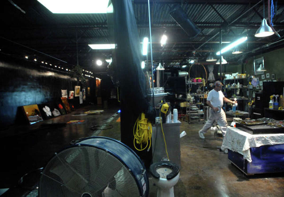 A peek into artist Darrell Troppy's new studio and gallery