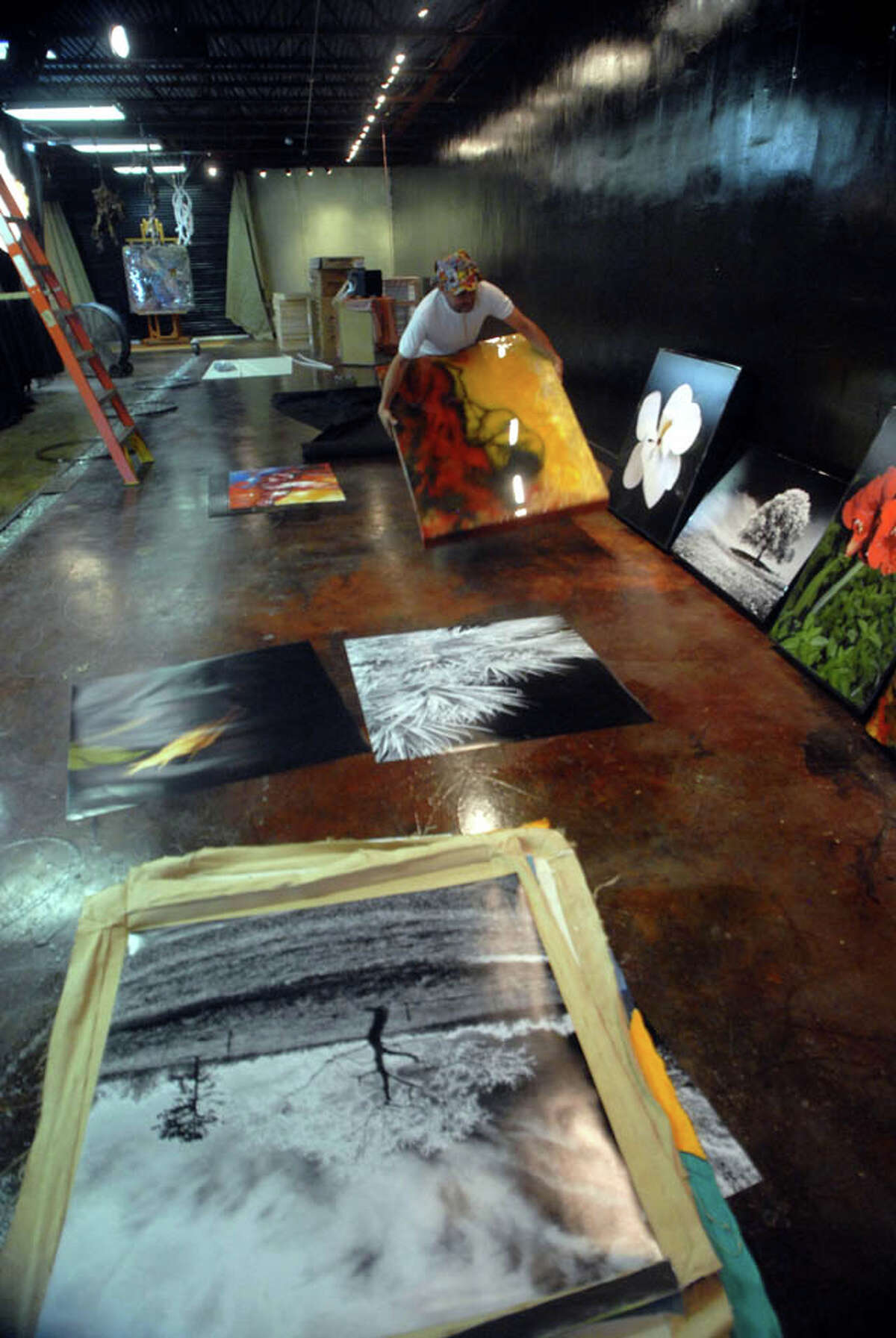 A peek into artist Darrell Troppy's new studio and gallery