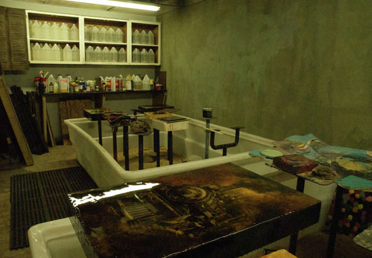 A peek into artist Darrell Troppy's new studio and gallery