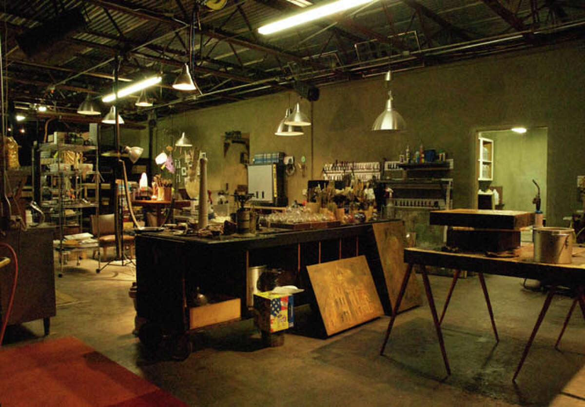 A peek into artist Darrell Troppy's new studio and gallery